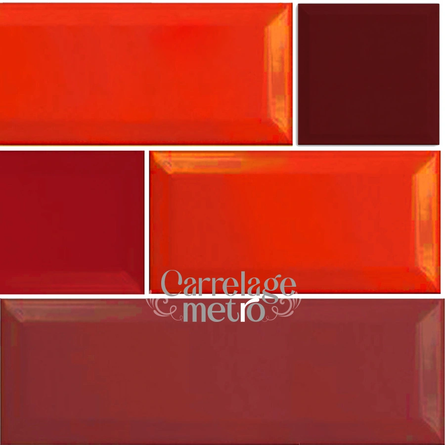 Carrelage Métro Rouge | Carrelage Métro